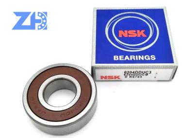 China NSK 6204DDU C3 Deep Groove Ball Bearing 20x47x14 mm Sealed Single Row for sale