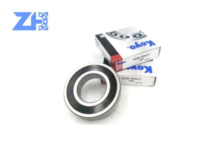 China Deep Groove Ball Bearing 6208 40x80x18mm Single Row Chrome Steel C3 Precision Bearing for sale