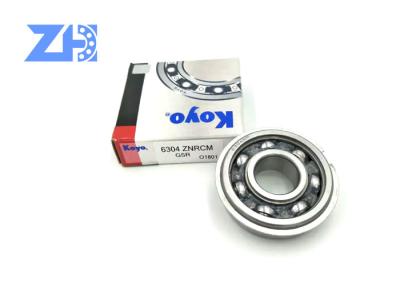 China Deep Groove Ball Bearing 6304ZNR 20x52x15 mm High Precision Low Noise for sale