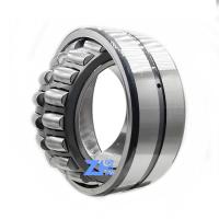 China 24122 CC Double Row Self-Aligning Roller Bearing 110x180x69mm Stamped Steel Cage for sale