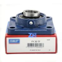 China FY 30 TF Square Flange Ball Bearing 30x32.5x42.2mm High Temperature High Speed Single Row Chrome Steel for sale