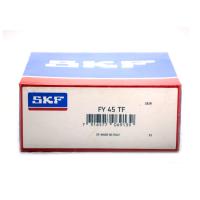 China FY 45 TF Square Flange Ball Bearing 45mm Bore Cast Iron Housing 54.2mm Width for sale