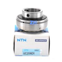 China UC206 Ball Seat Bearing 30mm x 62mm Set Screw Locking High Speed Limit for sale