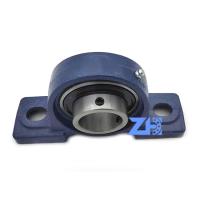 China ZLA SY40TF 40mm Pillow Block Bearing Set Screw Locking Cast Iron Housing for Farm Machine for sale
