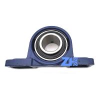 China ZLA SY40TF 40mm Pillow Block Bearing Set Screw Locking Cast Iron Housing for Farm Machine for sale