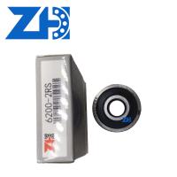 China 6200-2RS Deep Groove Ball Bearing GCR15 Steel P0 Precision for Industrial Equipment for sale