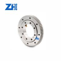China Four Point Contact Ball Slewing Bearing 011.20.280 280mm OD Chrome Steel for sale