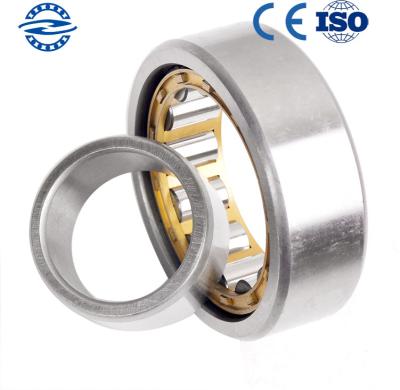 China NJ208 Cylindrical Roller Bearing 40x80x18mm GCR15 Low Friction Flanged Bearing for sale
