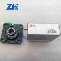 China Square Mounted Bearing UCF204 ZH Chrome Steel Pillow Ball Bearing P0 Precision for sale