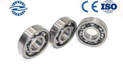 China 6203 Deep Groove Ball Bearing 17x40x12mm Brass Cage GCR15 Chrome Steel Open Type for sale