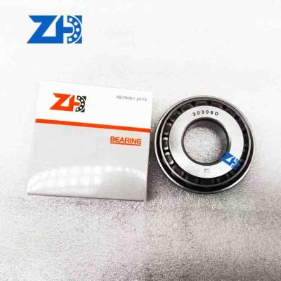 China ZH Bearing 30306D Tapered Roller Bearing 30x72x19mm High Load Capacity for sale