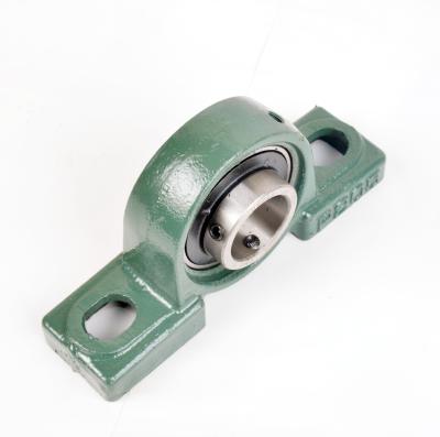 China Green HRC60-63 Hardness Two-Bolt Flange Bearing UCP207 Stainless Steel Pillow Block Bearing for sale