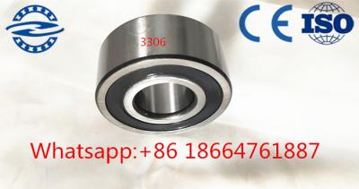 China FAG 3306-DA Double Row Angular Contact Ball Bearing 30x72x30.2mm 45 Degree Angle for sale
