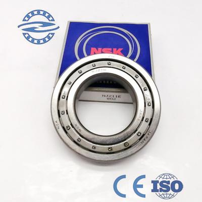 China Automotive Single Row NJ211E Cylindrical Roller Bearing 55x100x21mm Chrome Steel for sale