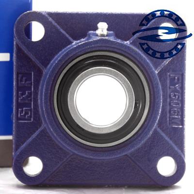 China FY506M F206 FY30TF Pillow Block Bearing 30mm Bore Cast Iron Housing Set Screw Lock for sale