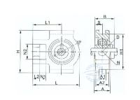China Pillow Block Bearing UCT210 Take-Up Ball Bearing Unit Chrome Steel 90mm OD for sale