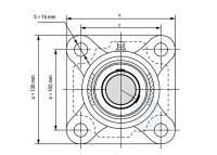 China NSK NTN UCF208 Pillow Block Bearing Housed Unit 40mm Bore High Precision for sale