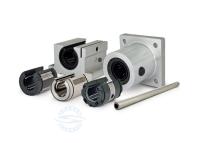 China LMF30UU Flange Linear Ball Bearing 35×45×64mm High Precision Motion Guide with Nylon Cage for sale