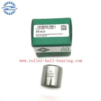 China HK 1622 Drawn Cup Needle Roller Bearing 16x22x22 mm Chrome Steel 0.24 kg for sale