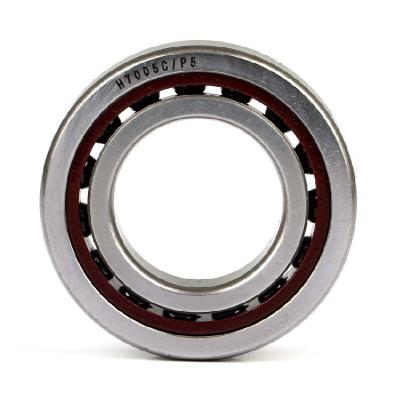 China Miniature Angular Contact Bearings 7005/P4 Precision Ball Bearings 25×47×12mm with 65mm Bore Diameter for sale