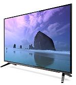 China 40 Inch Smart LED Television Tempered Glass Multi Language Wifi LED TV for sale