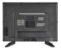China 19 Inch LCD LED Small Size TV Panel DC 12V Black Cabinet With Wifi for sale