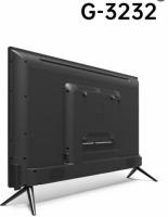 China High Definition 32 Inch Google TV Tempered Glass Frame Smart TV HIFI Speaker for sale