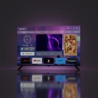 China Android TV Platform Smart LED TV with DVB-T2 Digital Tv Standard and Advanced Technology for sale