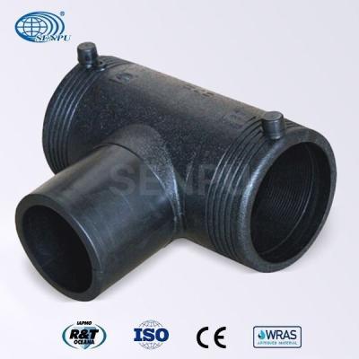 China PN16 40mm HDPE Electrofusion Equal Tee High Strength for sale
