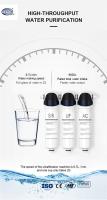 China Activated Carbon Mineral Tap Water Faucet Filter For Home Drinking Water 0.1um 2.5L/ Min for sale