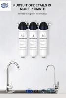 China Activated Carbon Mineral Tap Water Faucet Filter For Home Drinking Water 0.1um 2.5L/ Min for sale
