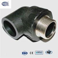 China 110mm HDPE Pipe Fittings  High Pressure Male Thread Elbow Nipple for sale
