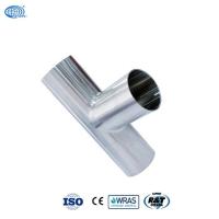 China SS304 Sanitary Polished Equal Union Tee Fittings Anti Corrosion for sale