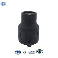 China DN20 DN63 Plastic Pipe Fitting Black HDPE Reducing Coupler Socket Fusion Tee for sale
