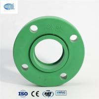 China 4 Inch Green Gray PPR Pipe Flange Abrasive Resist Stub End Flange PPR Green for sale