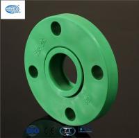 China 4 Inch Green Gray PPR Pipe Flange Abrasive Resist Stub End Flange PPR Green for sale