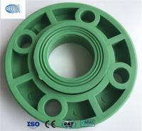China 4 Inch Green Gray PPR Pipe Flange Abrasive Resist Stub End Flange PPR Green for sale