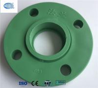 China 4 Inch Green Gray PPR Pipe Flange Abrasive Resist Stub End Flange PPR Green for sale
