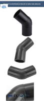 China Butt Welding HDPE Pipe Fittings 45 Degree HDPE Elbow Anti Abrasion Nontoxic for sale