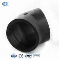 China PE 100 PE 80 Plastic Pipe Fitting Gas Pipe Elbow ISO14001 Customize for sale