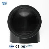 China PE 100 PE 80 Plastic Pipe Fitting Gas Pipe Elbow ISO14001 Customize for sale
