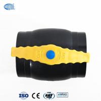 China 20mm To160mm HDPE Pipe Fittings HDPE Ball Valves With Steel Core for sale