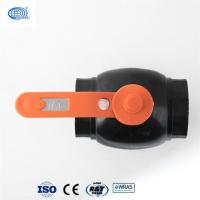 China 20mm To160mm HDPE Pipe Fittings HDPE Ball Valves With Steel Core for sale