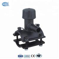 China GB/T 13663.2 HDPE Electrofusion Tapping Saddle Black Tapping Tees for sale