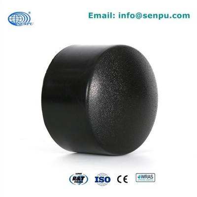 China Flexible HDPE Butt Fusion End Cap D75 To D630 High Performance for sale