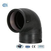 China ISO4427 SDR17 Plastic Pipe Fitting 90 Degree HDPE Electrofusion Elbow for sale