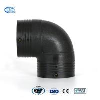 China ISO4427 SDR17 Plastic Pipe Fitting 90 Degree HDPE Electrofusion Elbow for sale