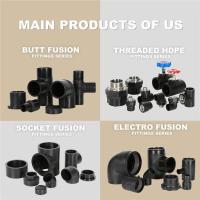 China High Tensile Anti Corrosion Equal HDPE Electrofusion Fittings For Water for sale