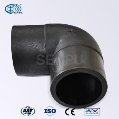 China Lightweight Butt Fusion HDPE 90 Degree Elbow Corrosion Resistance for sale