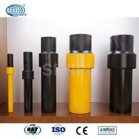 China Gas Supply PE To Steel Transition Fittings Yellow Black OEM DN25 To 315mm for sale